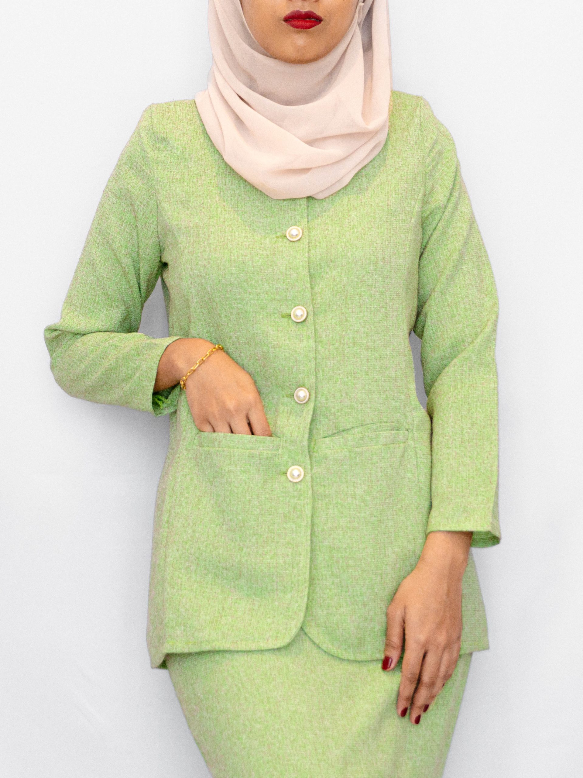 CHÉRIE in Apple Green – DQalbu